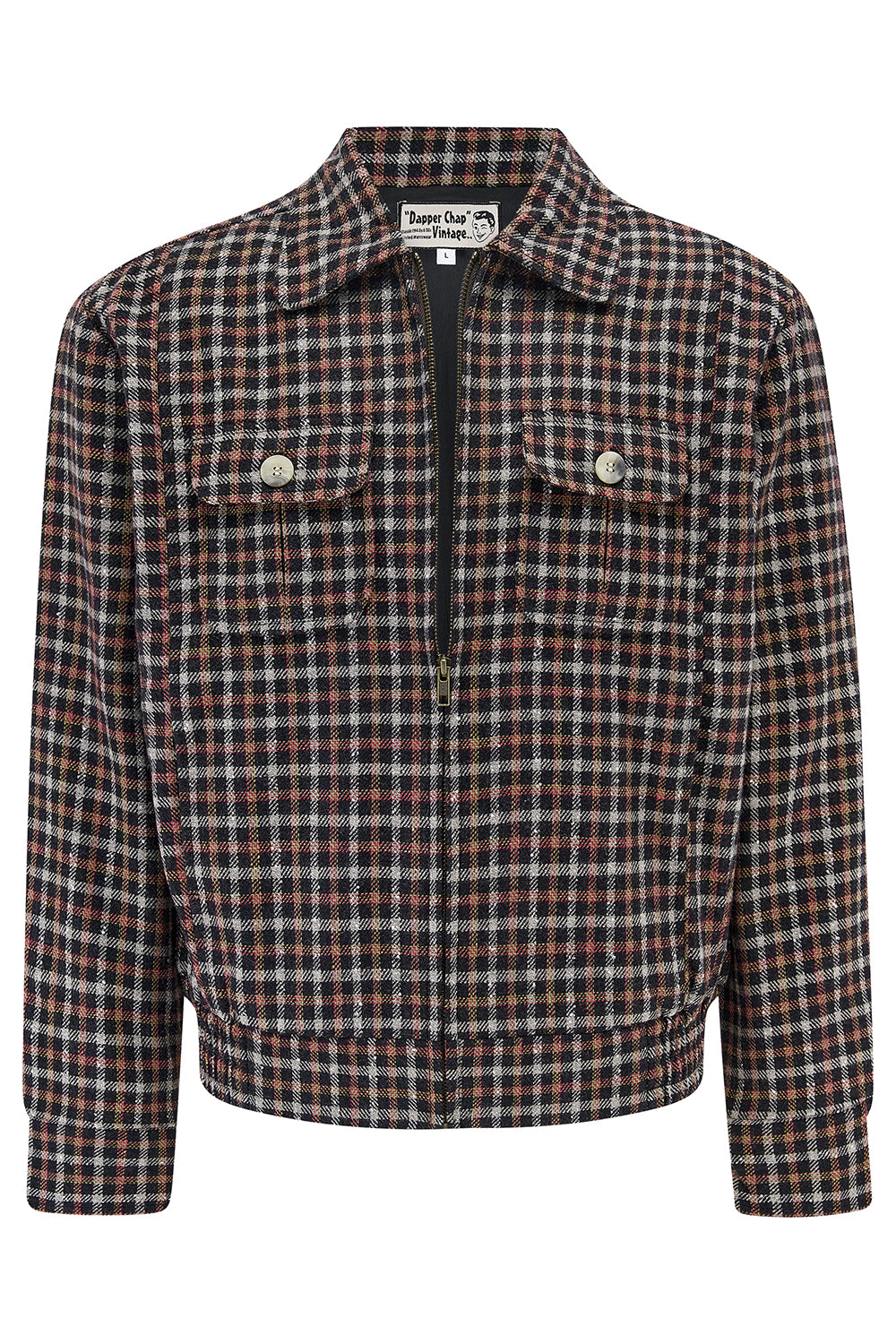 The Mens "Ricky" Sport Jacket In Stone Fleck .. 100% Wool Outer & Satin ...