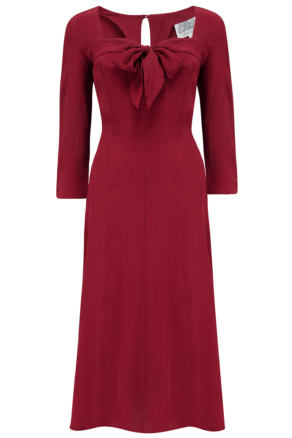 *Make Do & Mend* Sample Sale "Joyce" Dress in Wine Size 14 .. PLEASE R ...