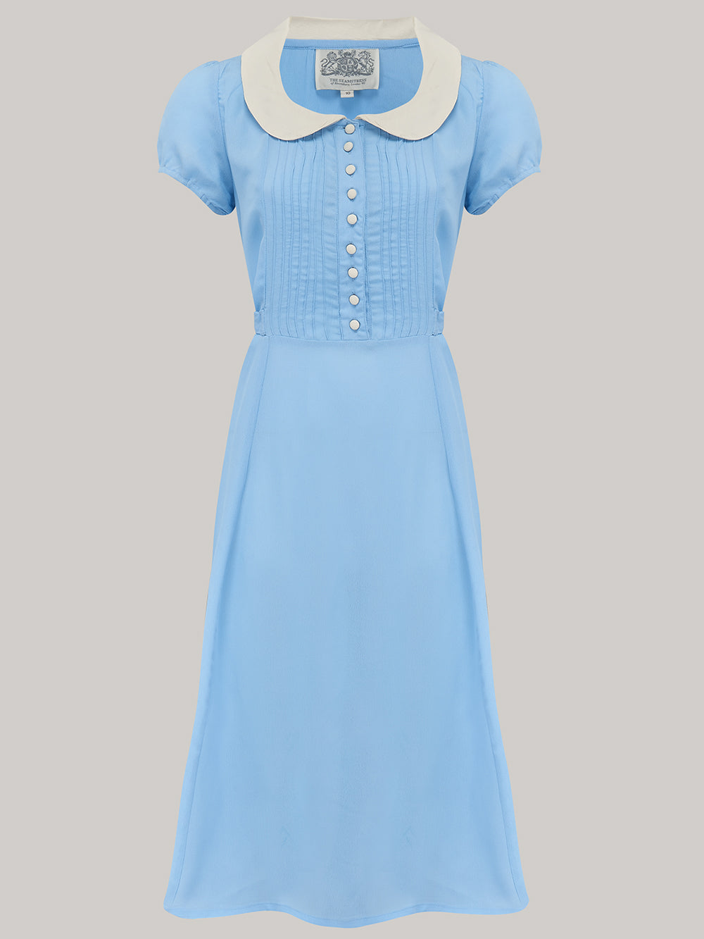 "Dorothy" Swing Dress in Powder Blue, Mid 1940s Inspired Vintage Style ...