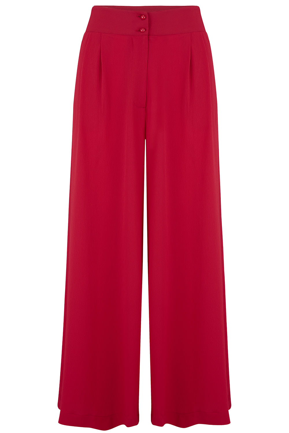 *Make Do & Mend* Sample Sale "Sophia" Trousers in Red Size 14 .. PLEAS ...