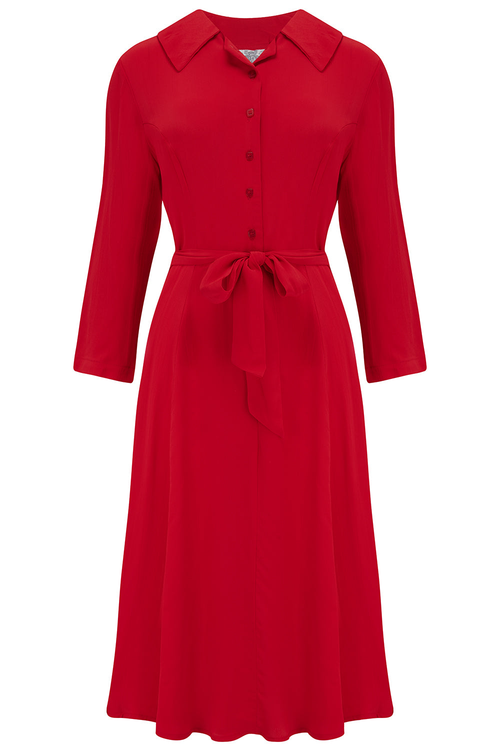 Violet Dress In Red With White Polka Dot , 1940s true vintage inspired ...