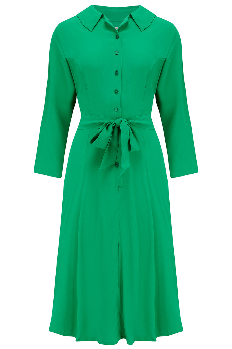 Violet Dress In Green Apple , 1940s true vintage inspired CC41 – Rock n ...
