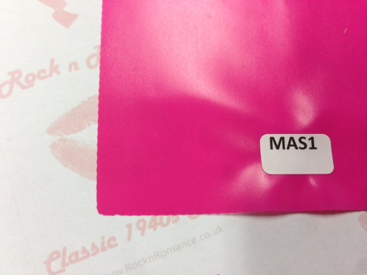1950s Style Inspired "Modern Girl Rain Mac" in Magenta Pink Gloss by E ...